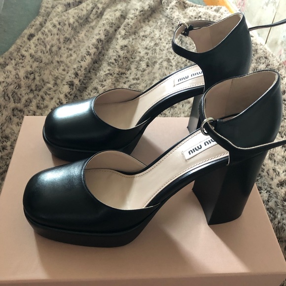 Miu Miu | Shoes | Miu Miu Mary Jane Pumps | Poshmark